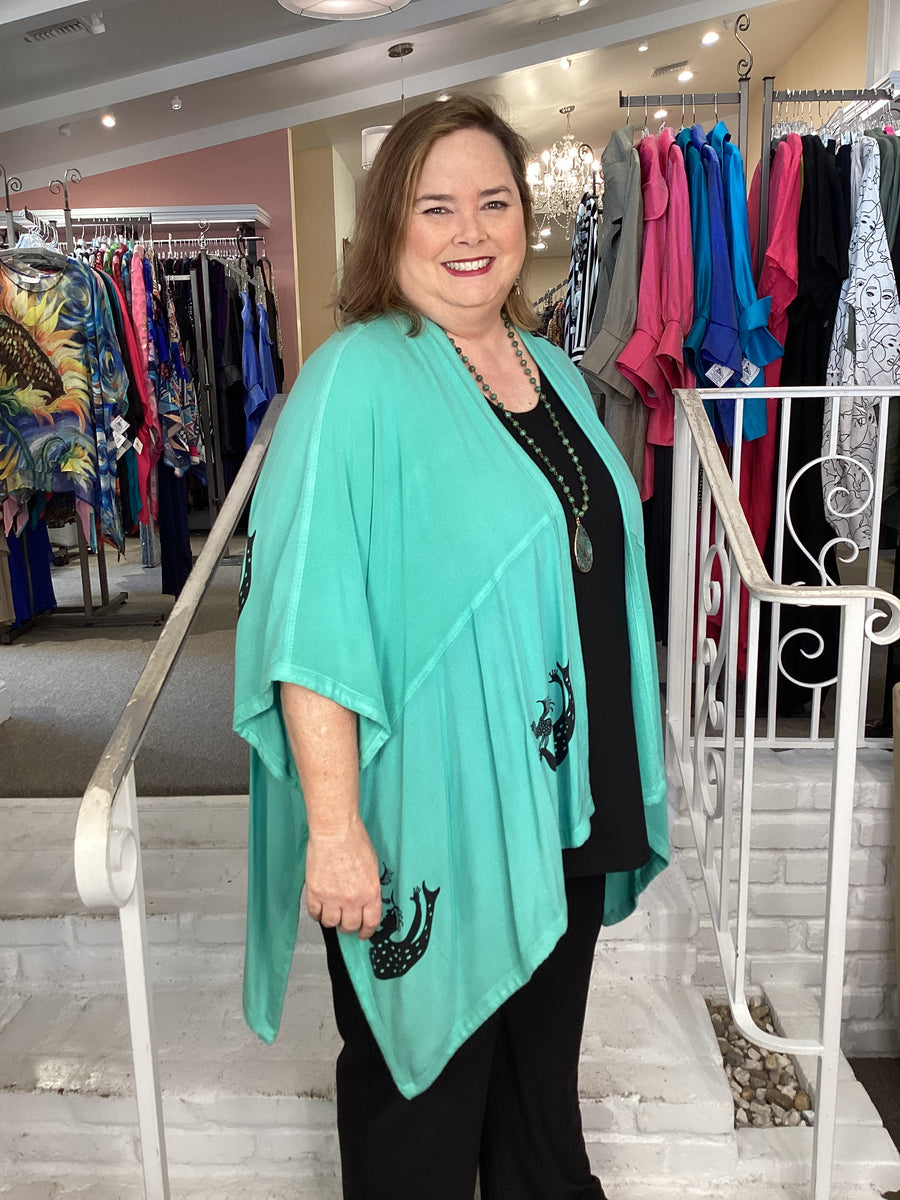 RUANA - CARIBBEAN COMBO – Abundance Plus Size Boutique