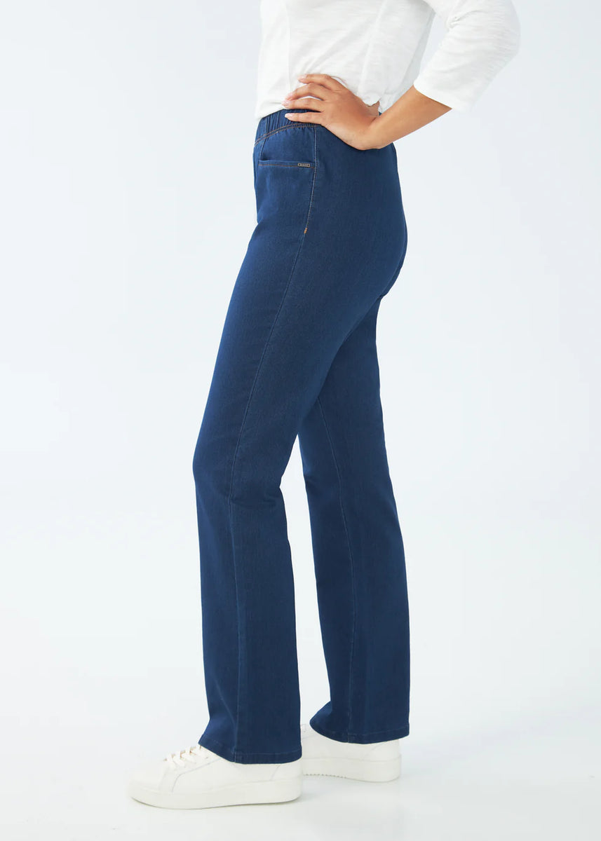 PETITE SUZANNE BOOTCUT- INDIGO – Abundance Plus Size Boutique