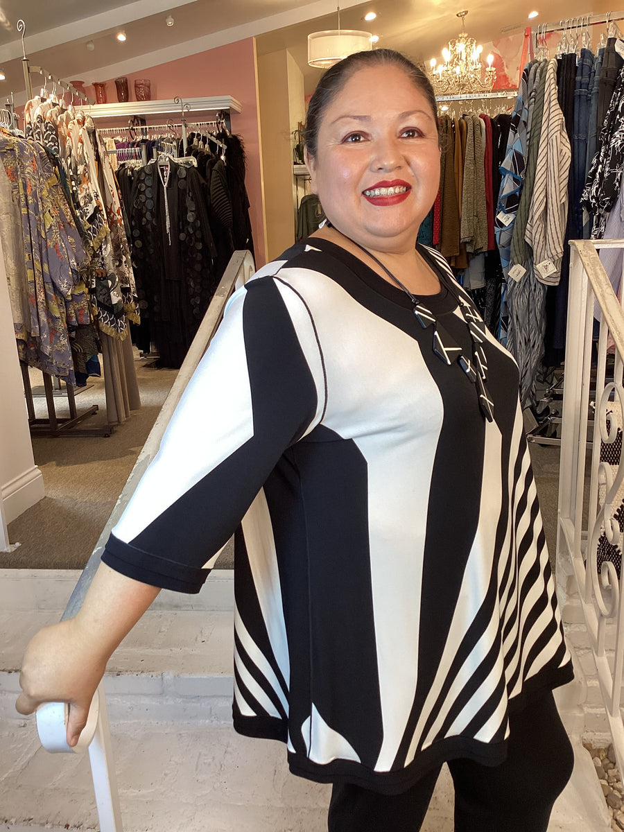 BANDED TUNIC - WINSTON – Abundance Plus Size Boutique