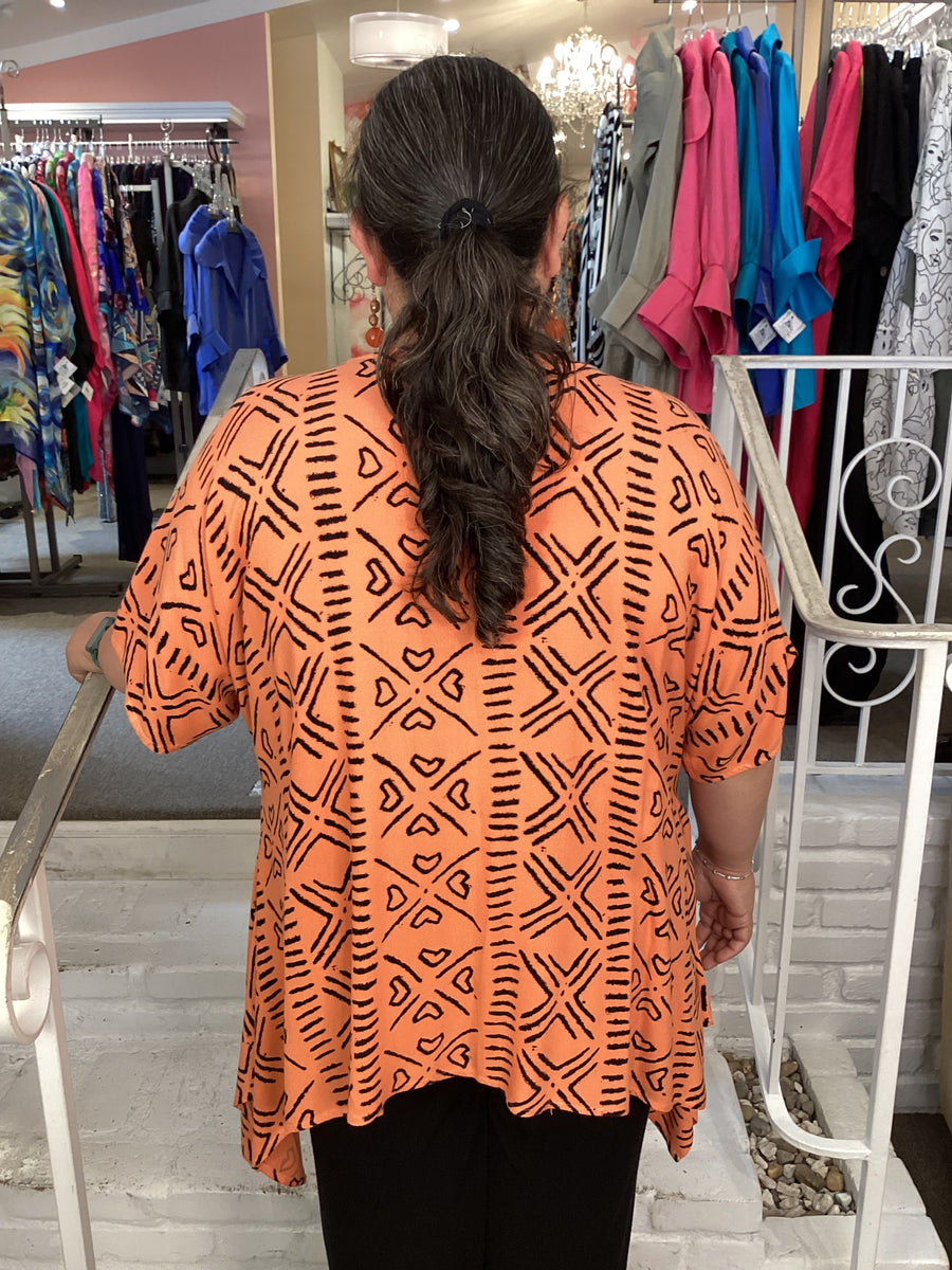 "A" PKT COMBO AFRICA TANGERINE – Abundance Plus Size Boutique