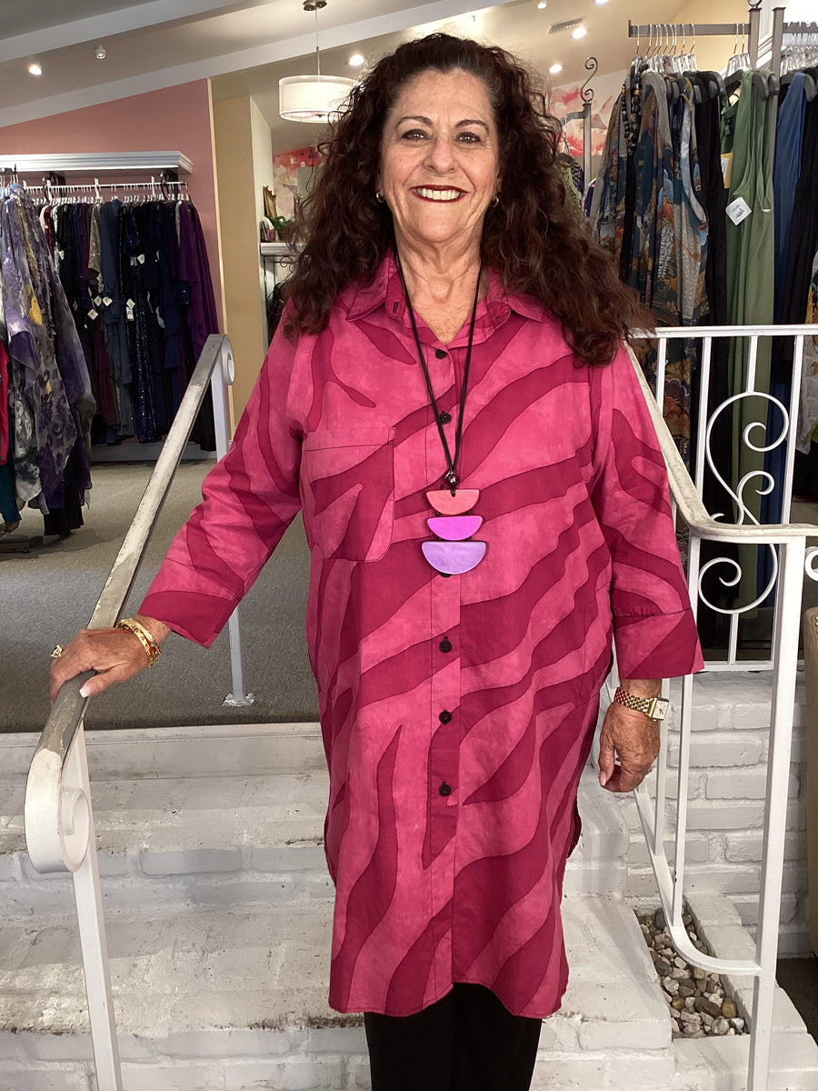 JIMMY SHIRT - PINK – Abundance Plus Size Boutique