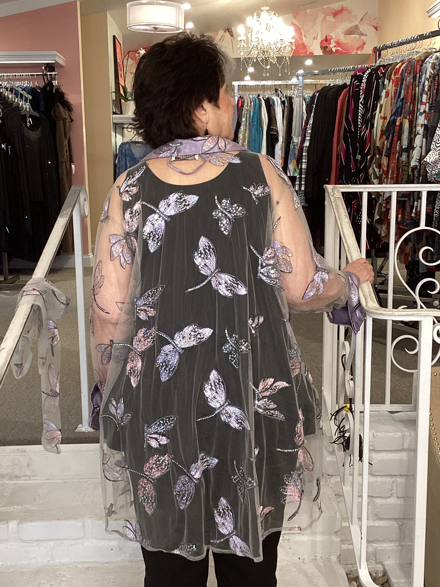 TEMPEST SWING JKT - 5843 LILAC – Abundance Plus Size Boutique