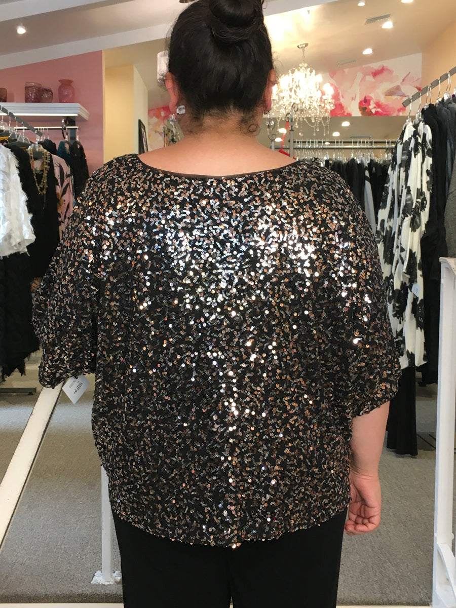 SEQUIN TUNIC - METAL – Abundance Plus Size Boutique